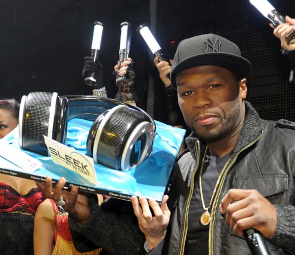 (Photos) 50 Cent Showcases New Headphones in Las Vegas + 50's Interview ...