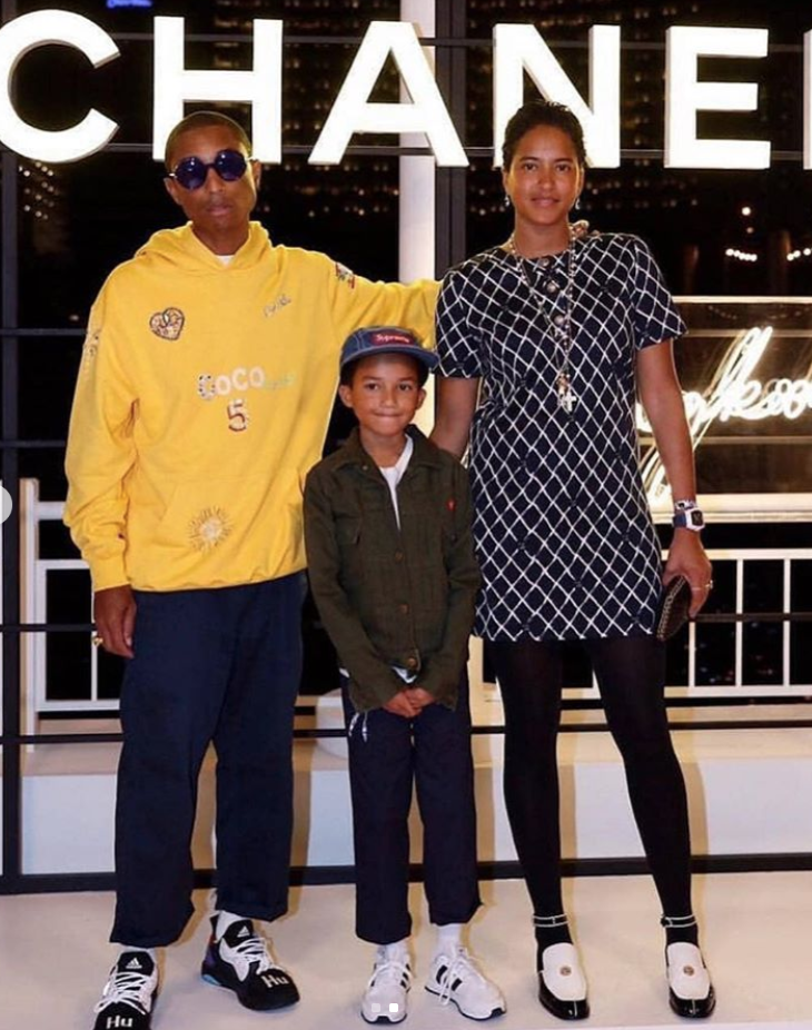 Pharrell Takes Son Rocket To Chanel Cruise Fashion Show - theJasmineBRAND