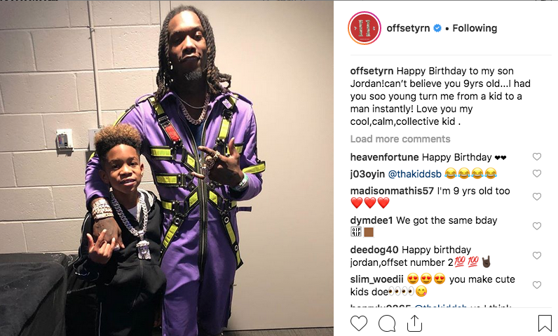 Offset Wishes 1st Born Son Happy Birthday - theJasmineBRAND