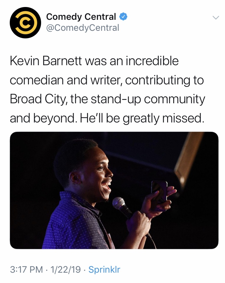 Comedian & "Rel" Co-Creator Kevin Barnett Dies At 32 [Condolences ...
