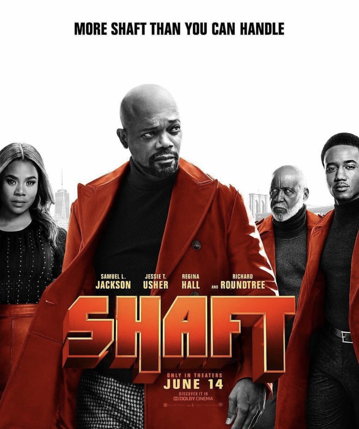 Shaft" Sequel Starring Samuel L. Jackson, Jessie T. Usher & Regina Hall ...