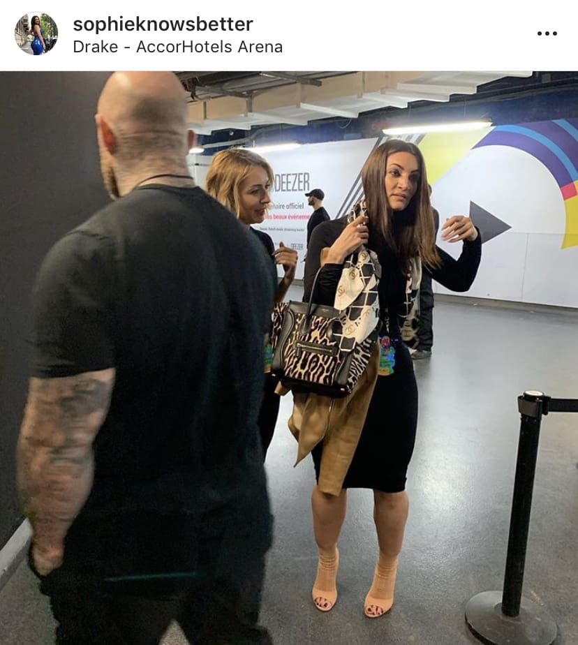Drake's Baby Mama Sophie Brussaux Spotted At His Paris Show In VIP ...