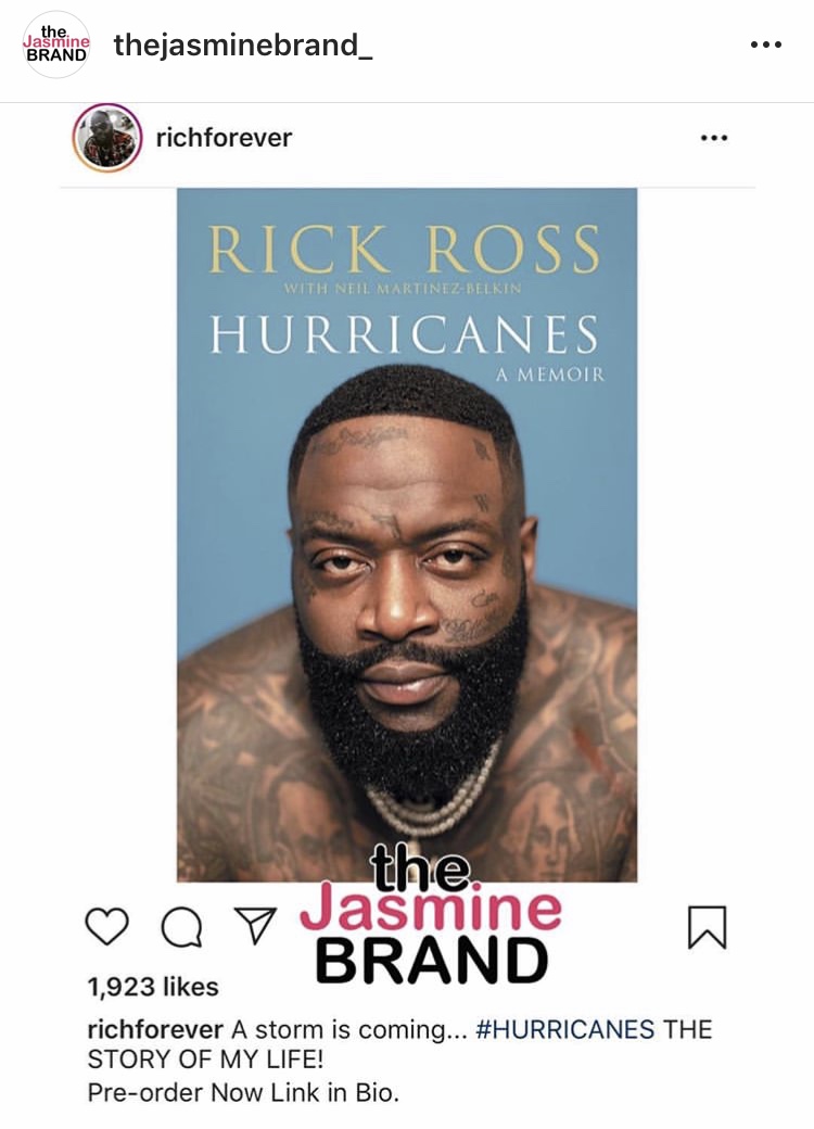 Rick Ross To Release Memoir Called "Hurricanes" - theJasmineBRAND