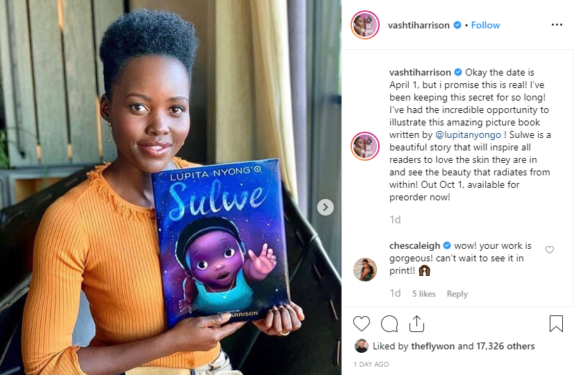 Lupita Nyong'o Pens Children's Book About Colorism - theJasmineBRAND