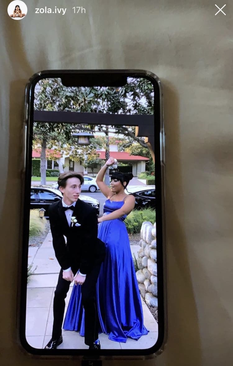 Eddie Murphy's Daughter Bella Stuns In Blue Prom Gown [Photos ...