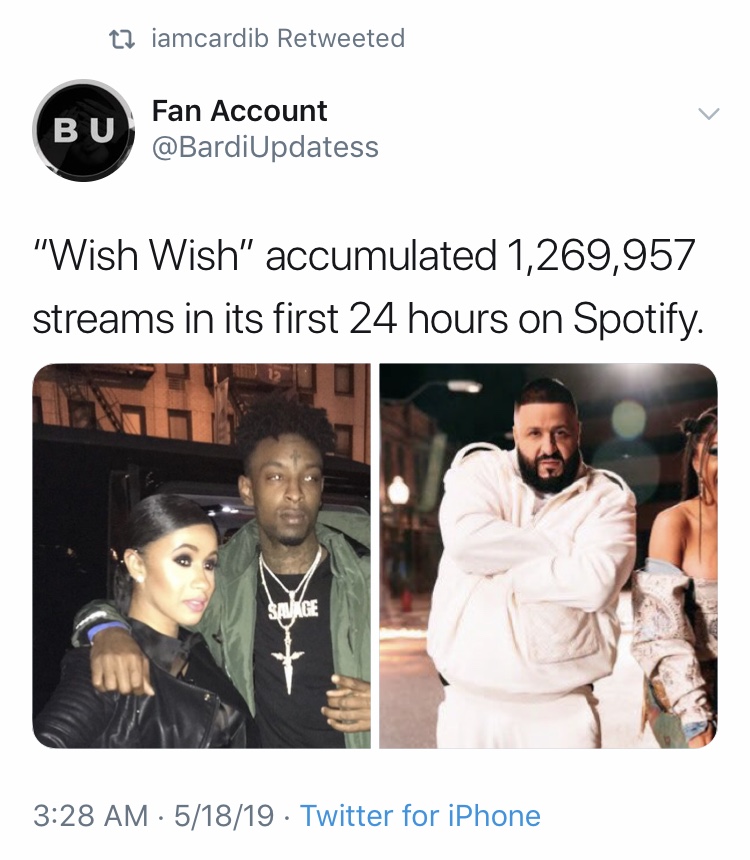 DJ Khaled Releases "Wish Wish" Video feat. Cardi B, 21 Savage [WATCH ...