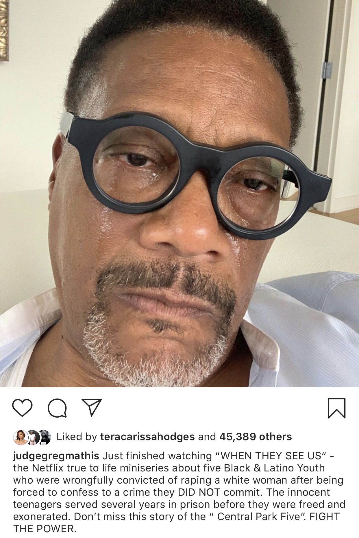 Judge Mathis Is In Tears On Social Media - theJasmineBRAND