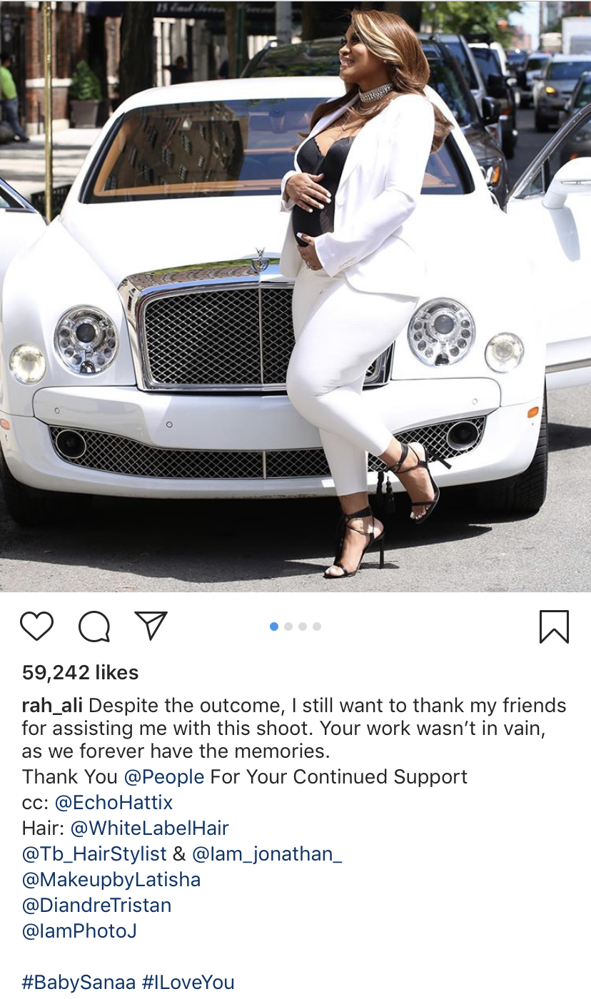 Rah Ali Says She Felt Like She Lost Her Soul After Losing Baby Girl ...