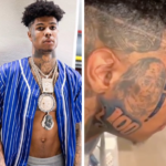 Blueface Debuts New Face Tattoo, Releases Songs About Kicking Mom ...