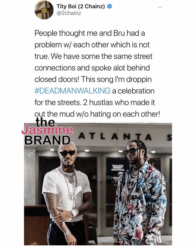 2 Chainz Shuts Down Rumors He Has Beef With Future - theJasmineBRAND