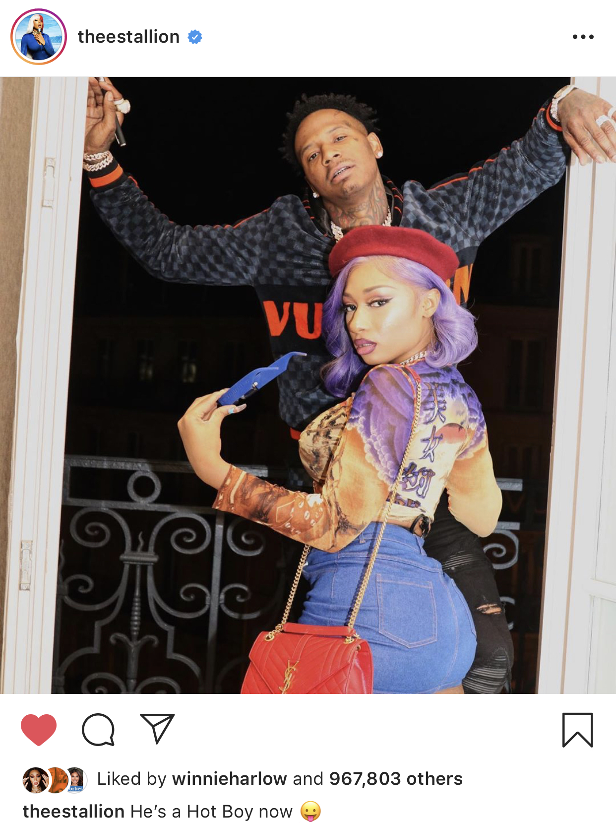 Rapper MoneyBagg Yo Teases New Music With Girlfriend Megan Thee ...