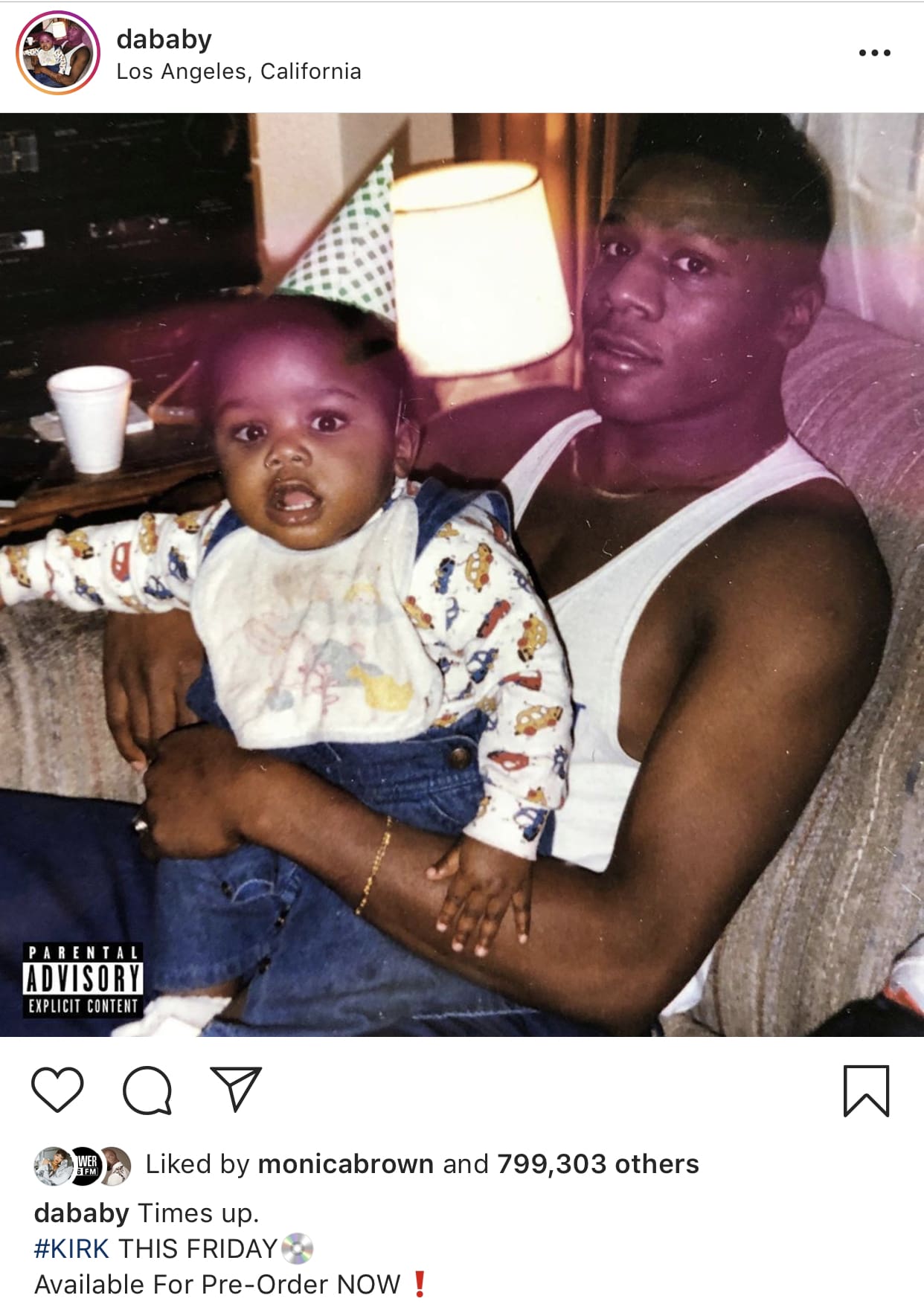 Da Baby Announces New Album "Kirk" Featuring Nicki Minaj & Migos ...