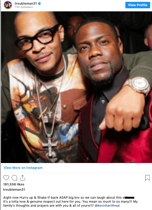 Kevin Hart Out Of Back Surgery After Accident, 'Able To Walk ...