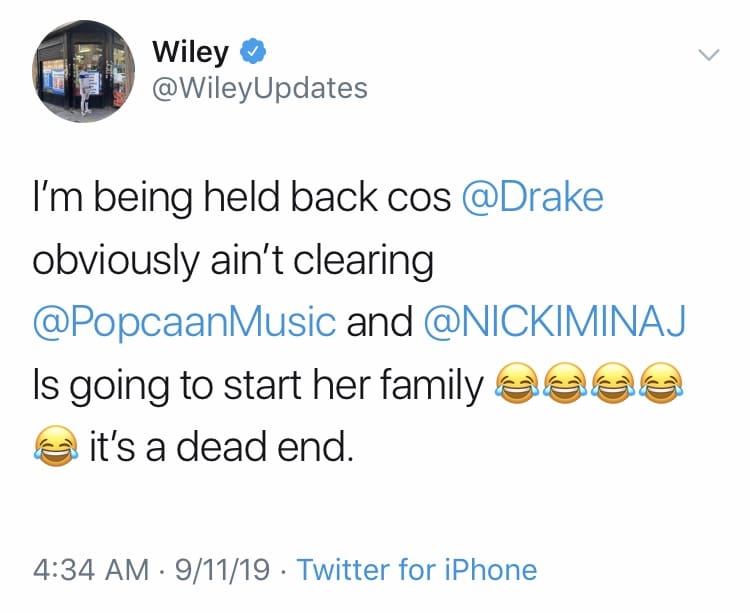 British Rapper Wiley Calls Drake Out For "Holding Him Back" From ...