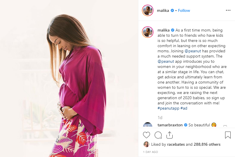 Malika Haqq Shares New Look At Her Growing Baby Bump - theJasmineBRAND