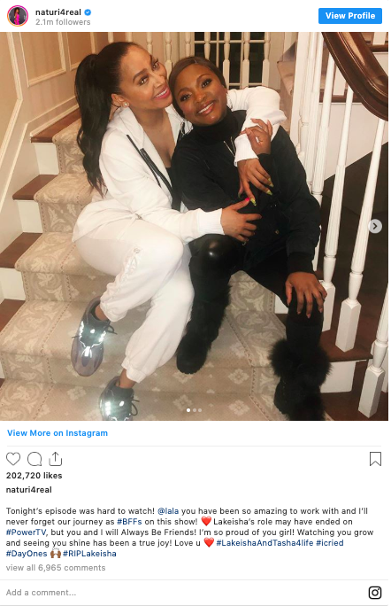 SPOILER ALERT: LaLa Mourns Death Of "Power" Character LaKeisha Grant ...