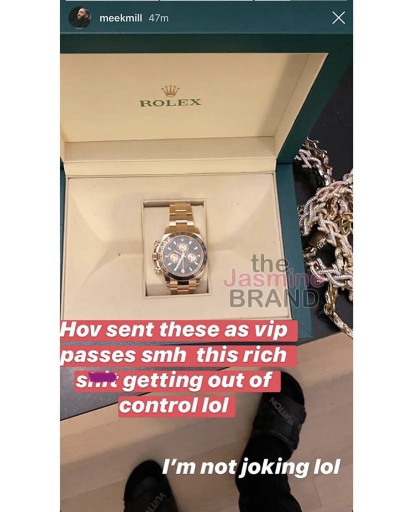 Jay Z Sends Meek Mill & Swizz Beatz Rolex Watches As VIP Invitation To ...