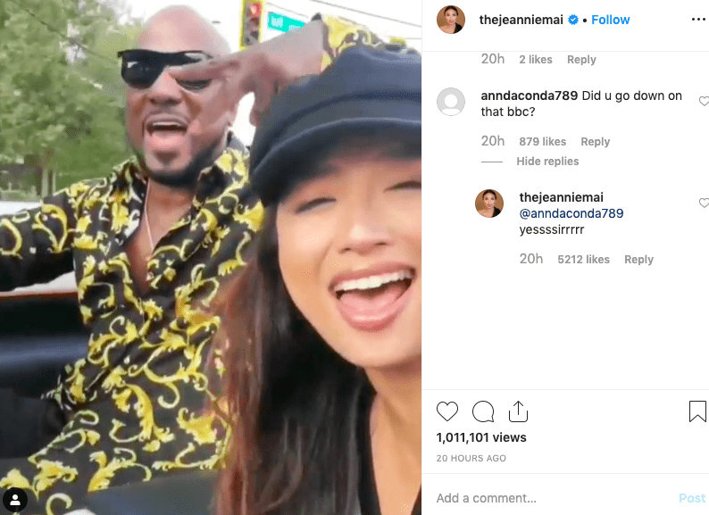 Jeannie Mai Reacts To Fan Who Asks Her If She's 'Gone Down On ...