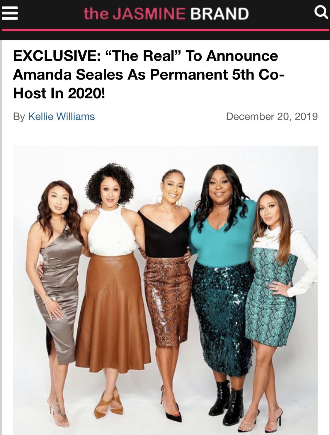 Amanda Seales Announced As 5th Co-Host On "The Real" - theJasmineBRAND