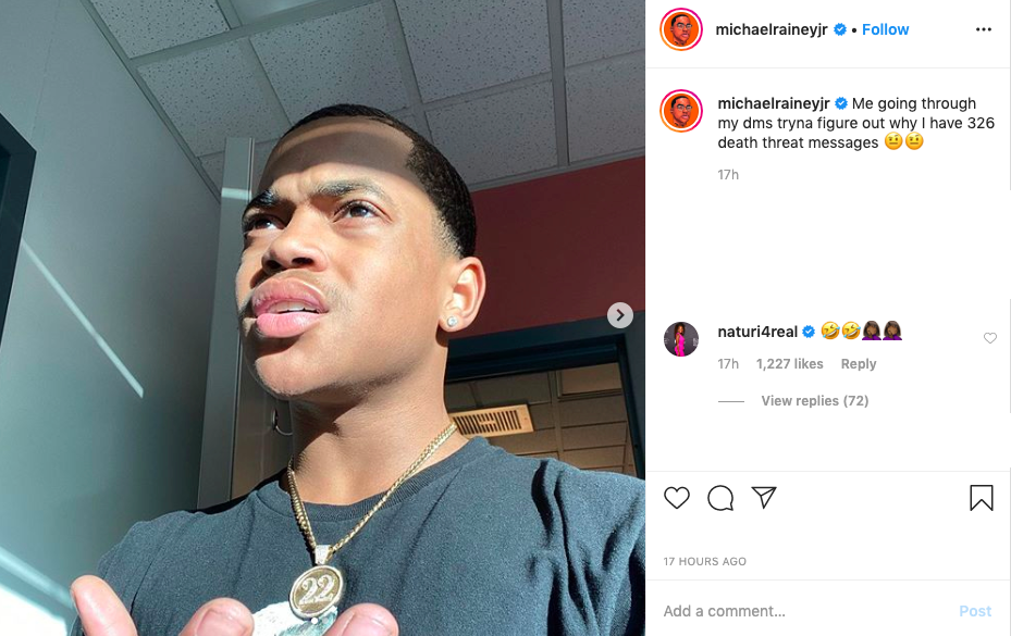 'Power' Star Michael Rainey Jr. Says He's Gotten Over 300 Death Threats ...