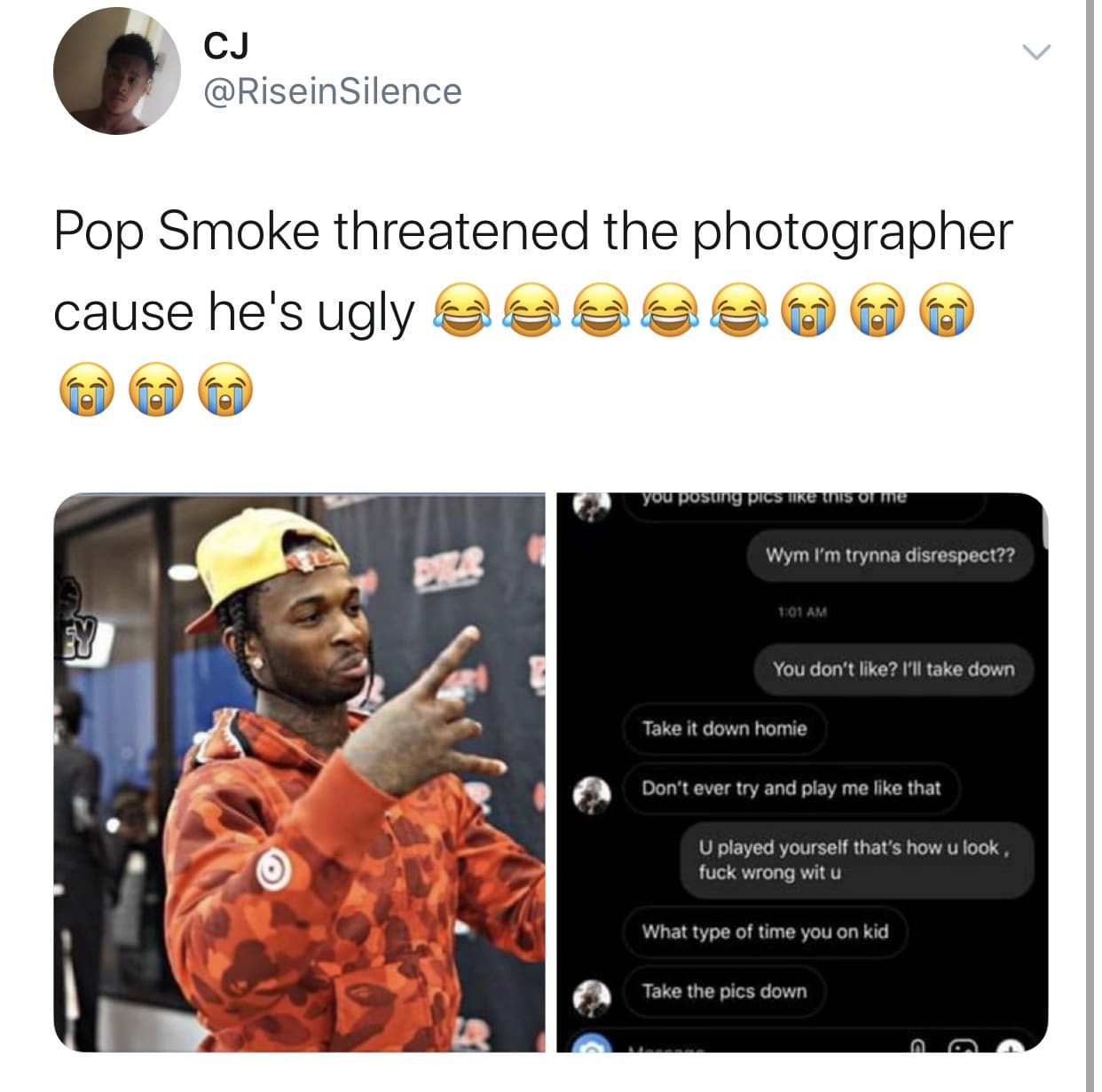 Pop Smoke Calls Out Photographer For Posting Disrespectful Pics: Don't ...