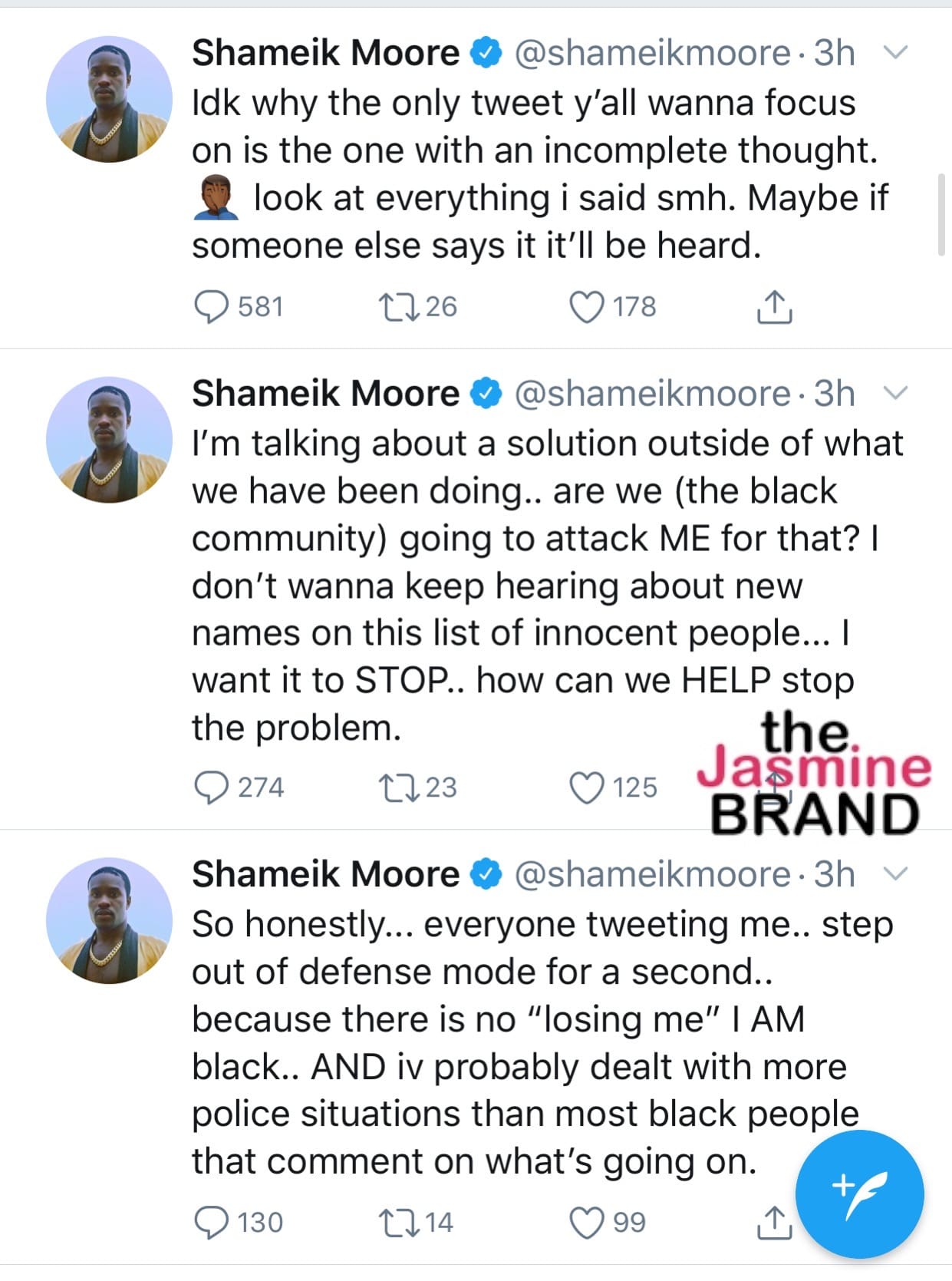 Actor Shameik Moore Faces Backlash After Tweeting: The Black Community ...
