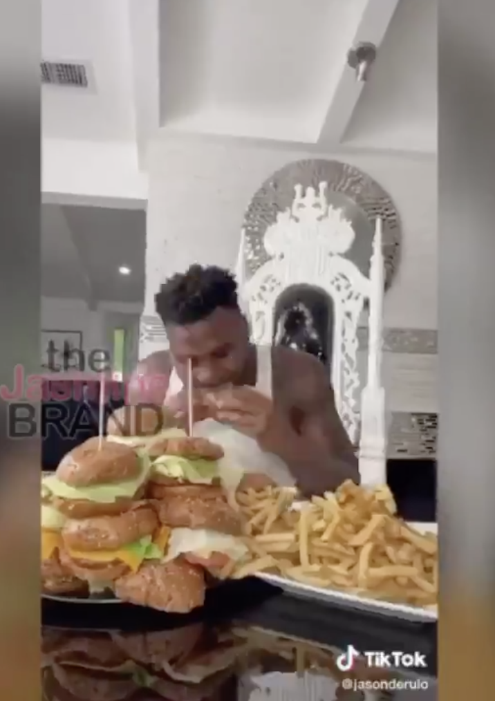 Jason Derulo Tries To Eat 22 Burgers In 2 Hours - theJasmineBRAND