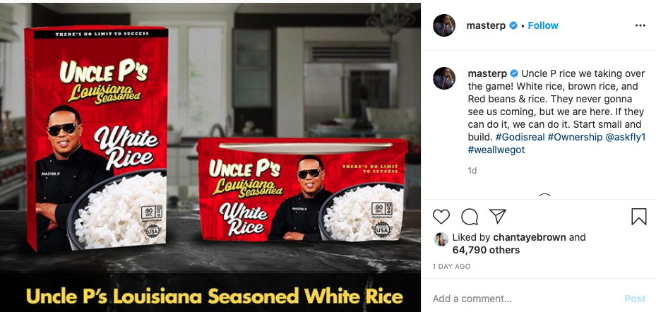 Master P Releases His Own Brand Of Rice: We Taking Over! - theJasmineBRAND