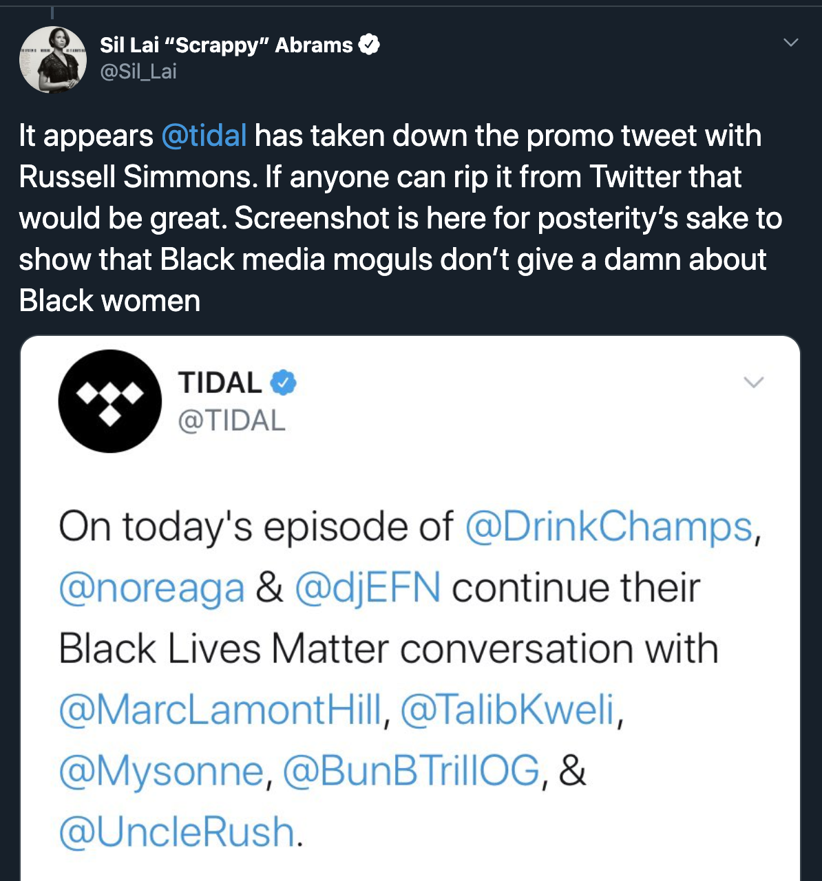 TIDAL Faces Backlash For Including Russell Simmons On Black Lives Matter Panel - theJasmineBRAND