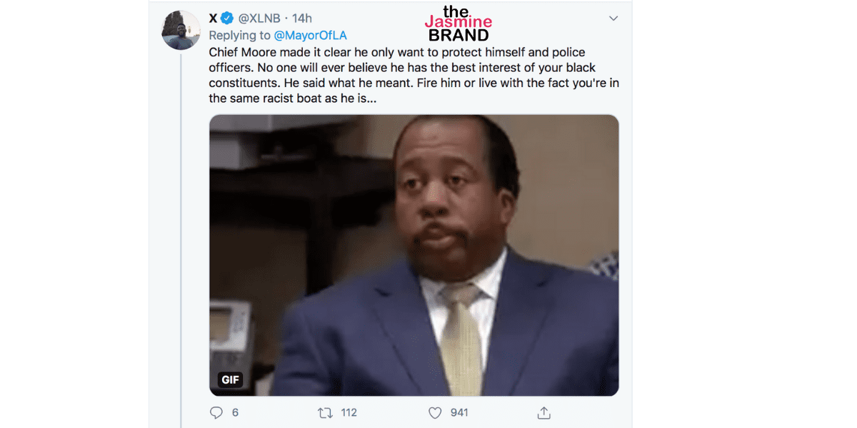 Los Angeles Police Chief Moore Says Protestors Are Equally Reasonable ...