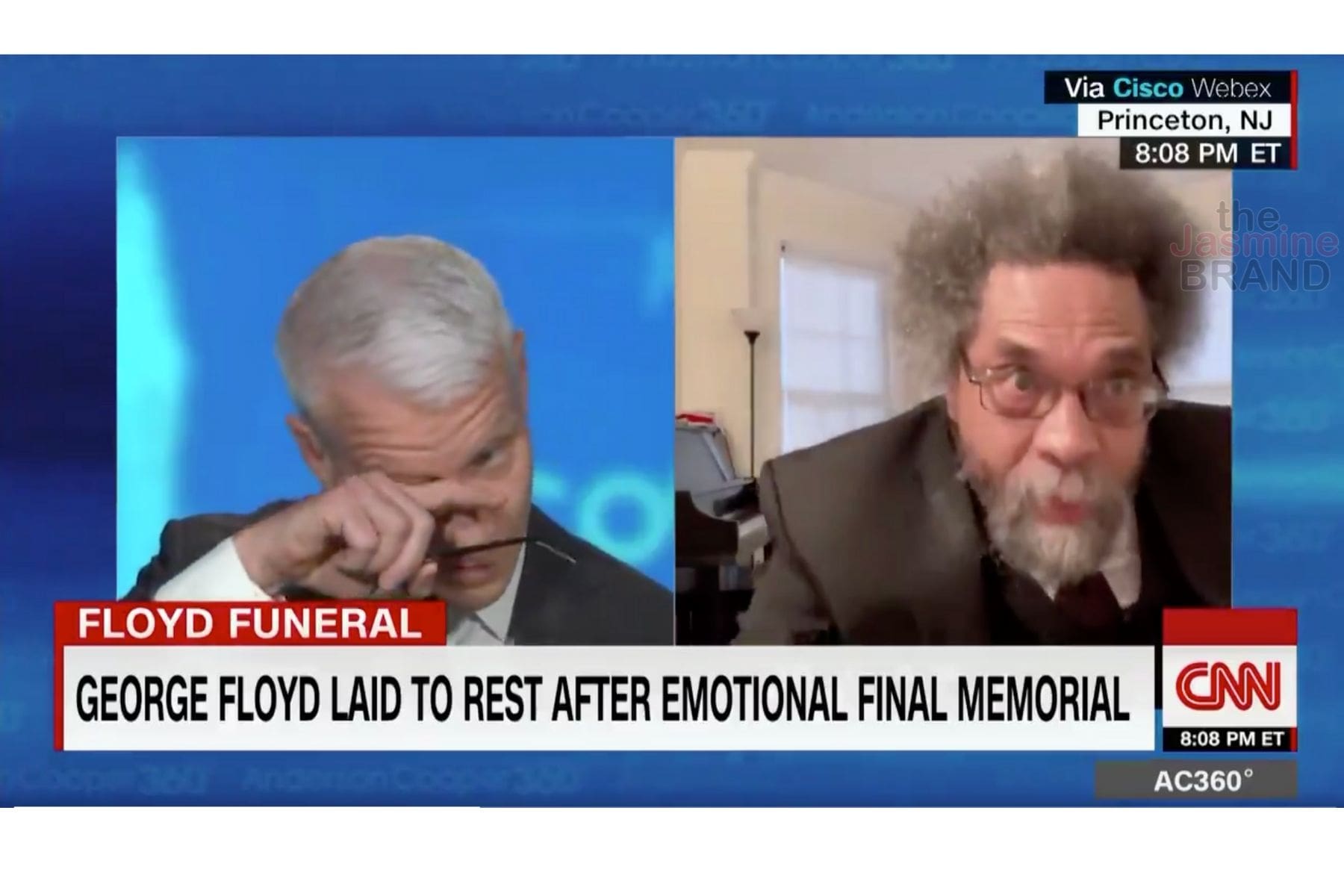 Anderson Cooper Tears Up While Talking To Cornel West [Watch ...