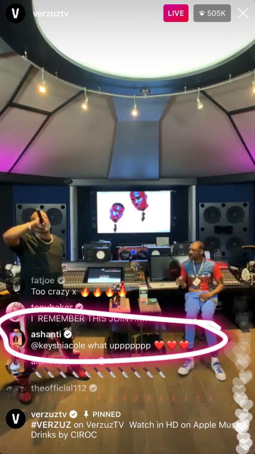 Ashanti Seemingly Accepts Keyshia Cole's VERZUZ Battle Challenge ...