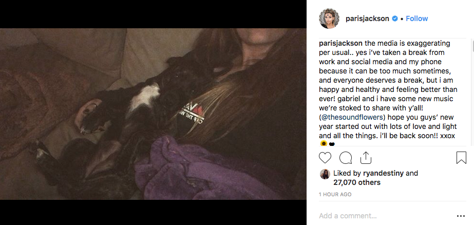 Paris Jackson - Nearly 300K Sign Petition To Stop Film Starring Actress ...