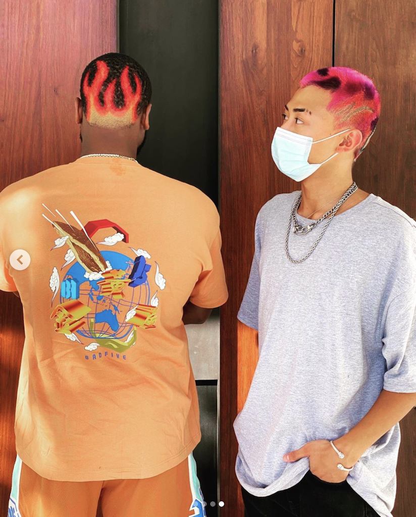 Dwayne Wade Shows Off Brand New Flame Inspired Hairstyle! - theJasmineBRAND