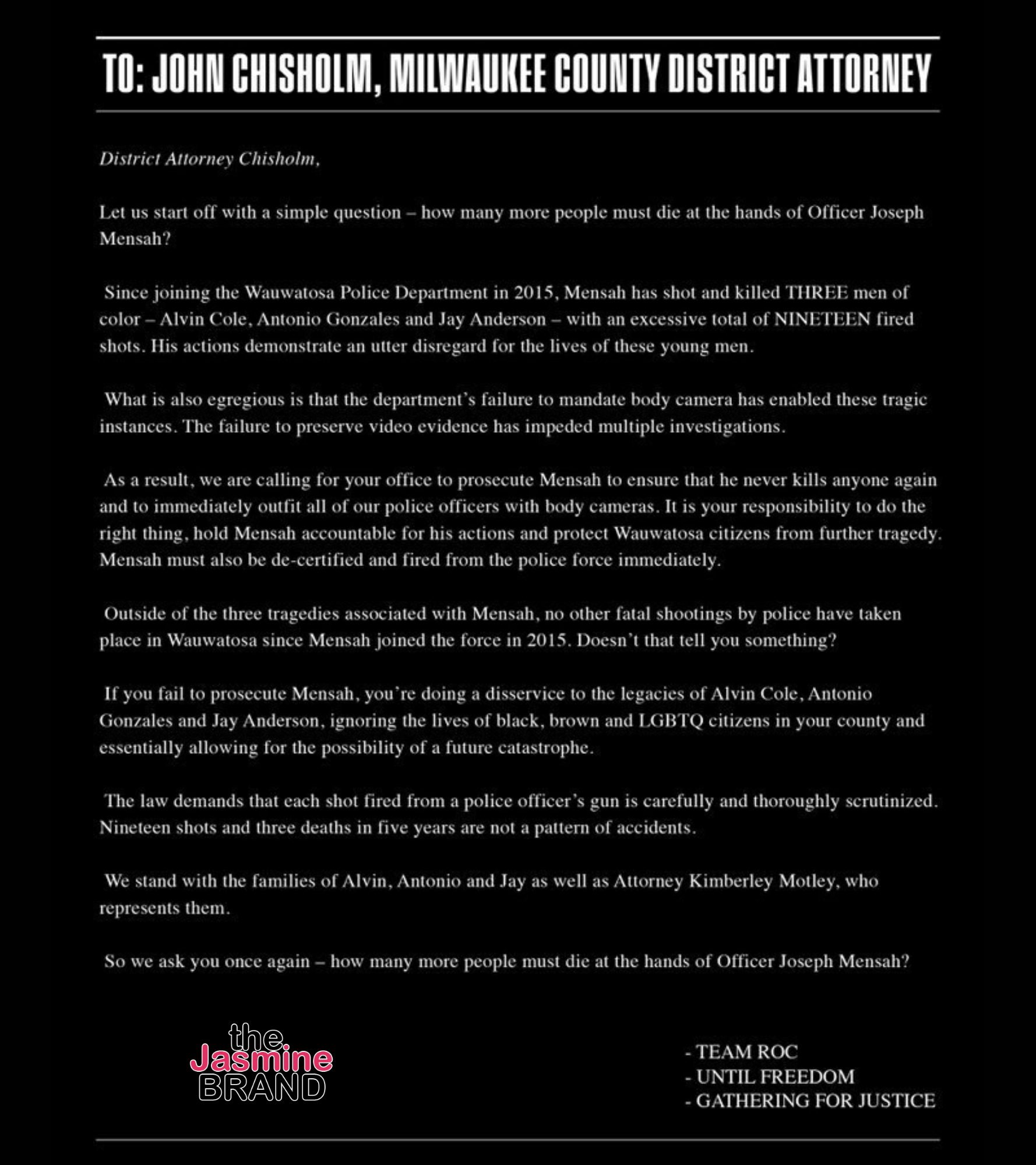 Jay-Z's Roc Nation Demands Termination Of Milwaukee Cop Responsible For ...