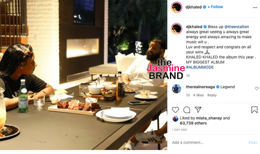 Megan Thee Stallion & DJ Khaled Link Up, Possibly Making New Music ...