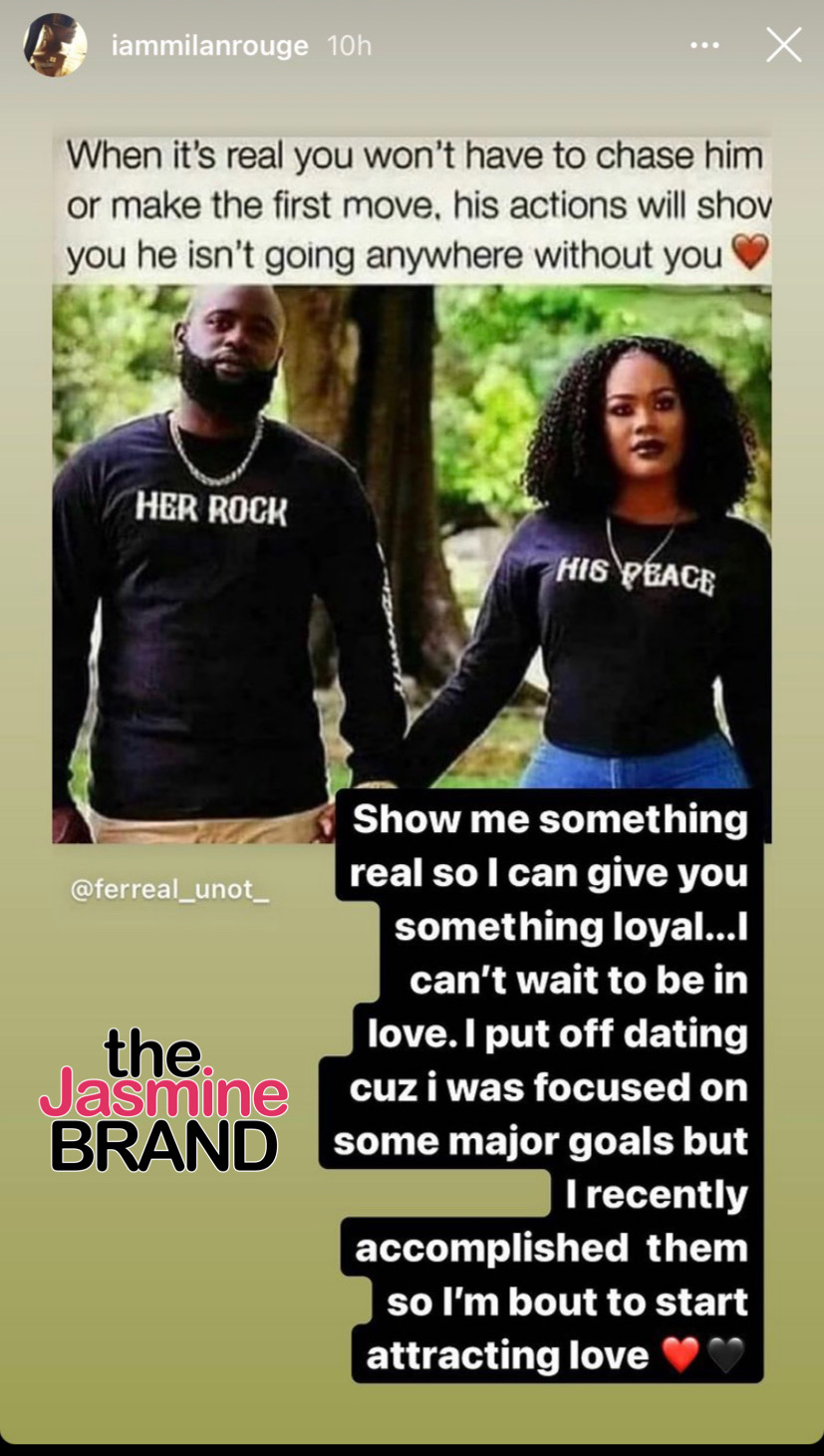 Meek Mill’s Ex Milan Harris Says She’s Ready To Be In A Relationship ...