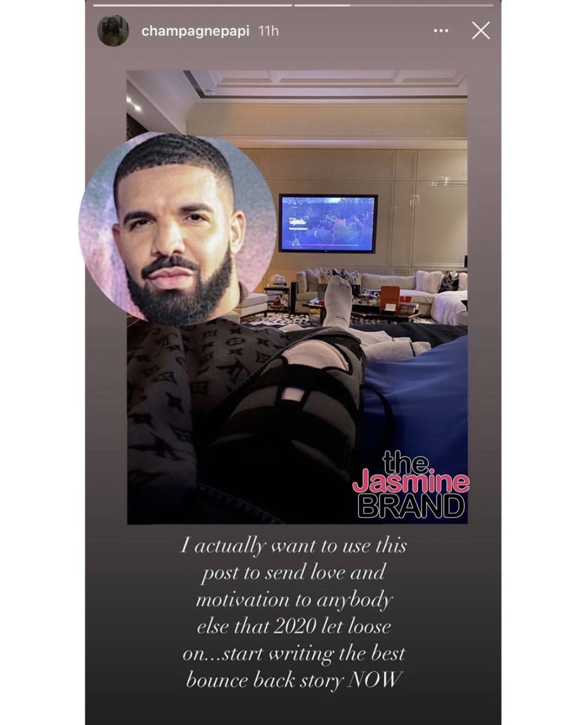 Drake Reportedly Undergoes Knee Surgery [Photo] - theJasmineBRAND