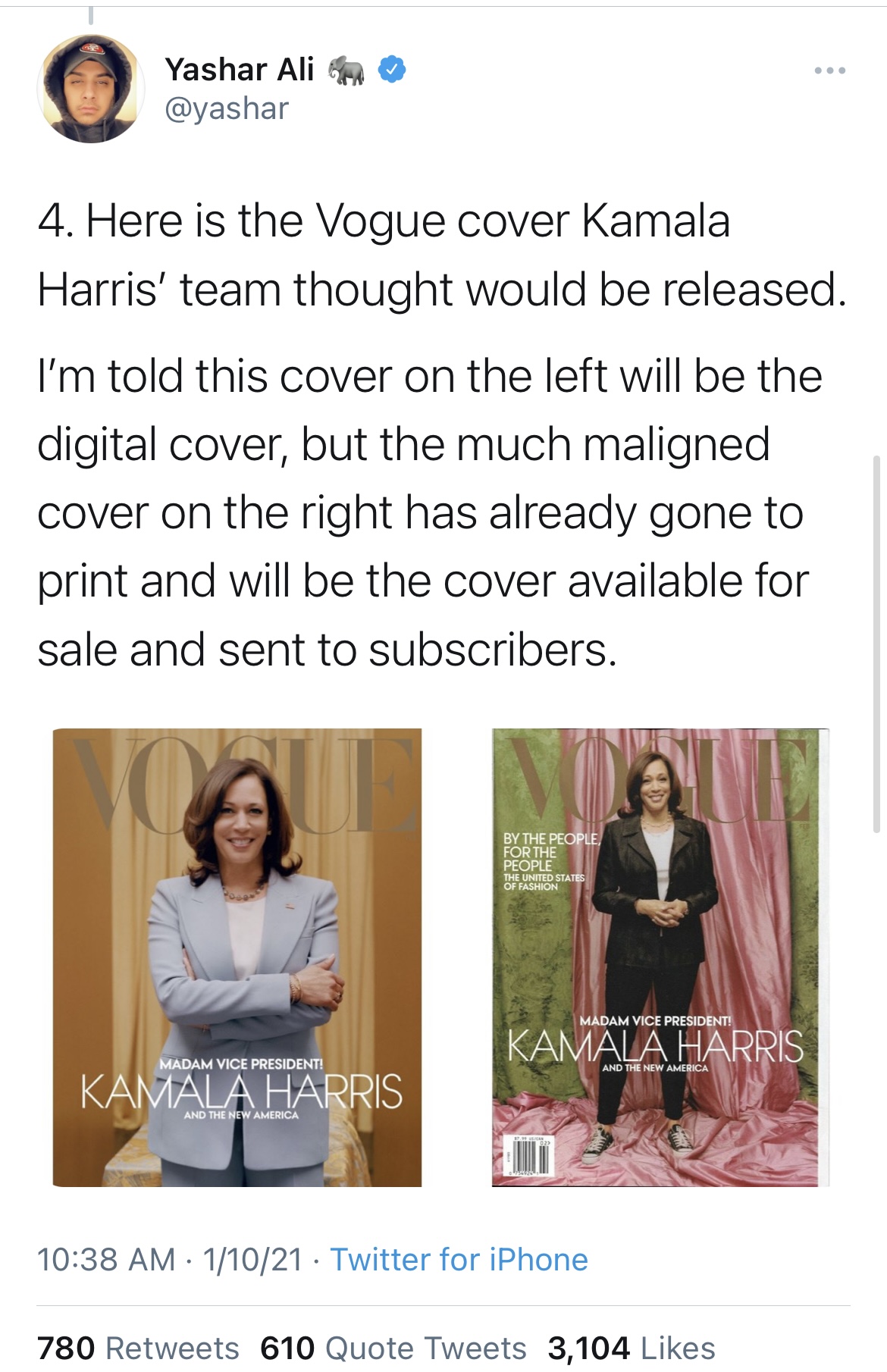 'Vogue' Insiders Deny Blindsiding Kamala Harris With Controversial ...