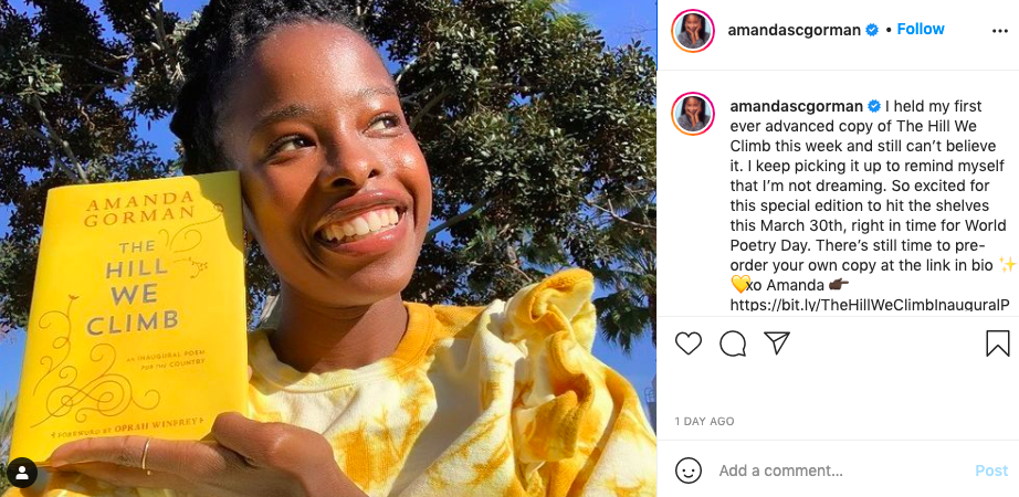 Inauguration Poet Amanda Gorman Says She Was Racially Profiled By ...