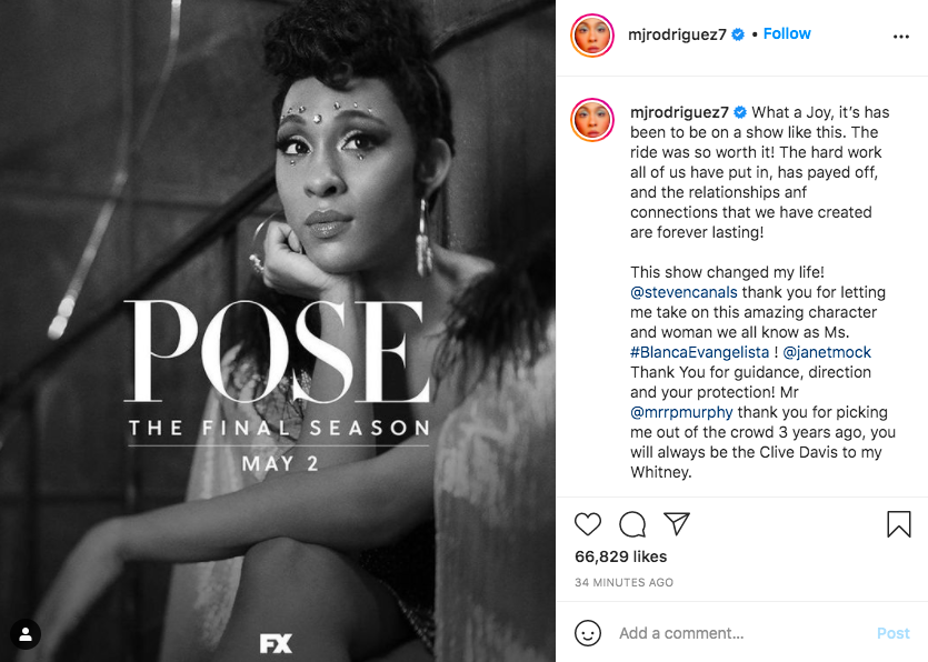 FX Series 'Pose' Will End With 3rd Season - theJasmineBRAND