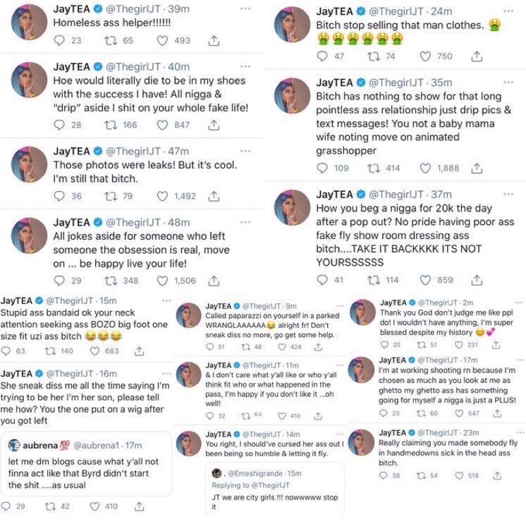 JT Is Beefing With Lil Uzi Vert's Ex Brittany Byrd After Seemingly Making Fun Of Couples ...