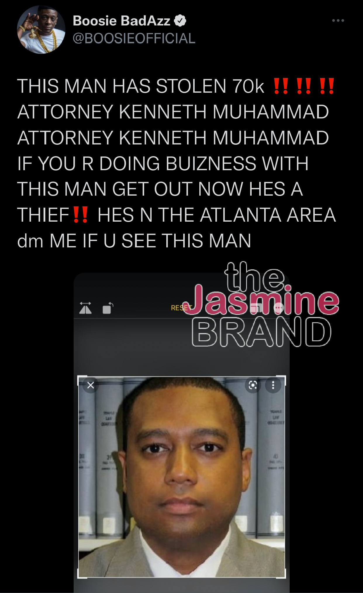 Boosie Slams Lawyer Claiming He Stole 70K From Him - theJasmineBRAND