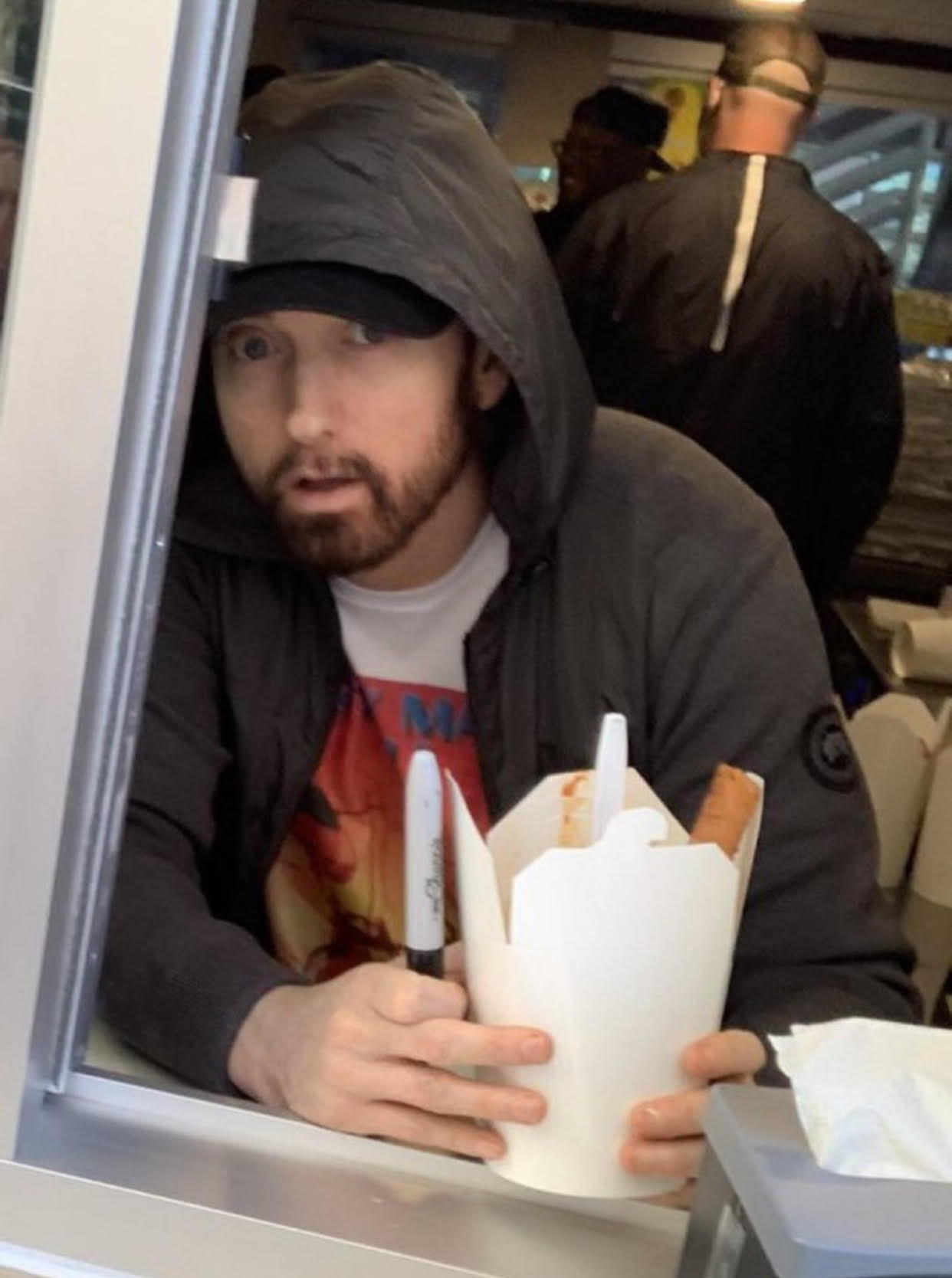 Eminem Surprises Guests At The Grand Opening Of His New Restaurant, Mom ...