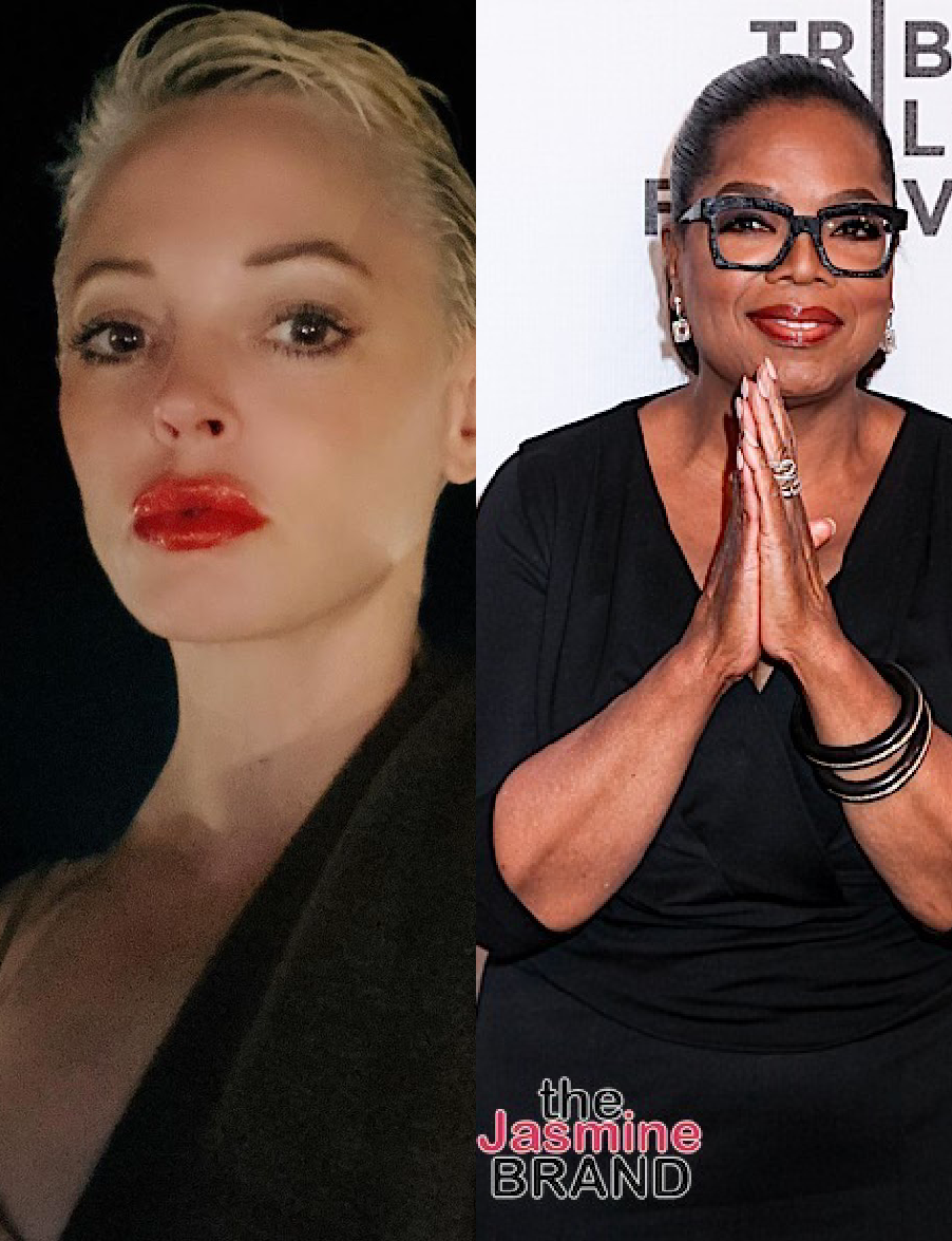 Rose McGowan Says Oprah Is 'As Fake As It Comes' When It Comes To The # ...