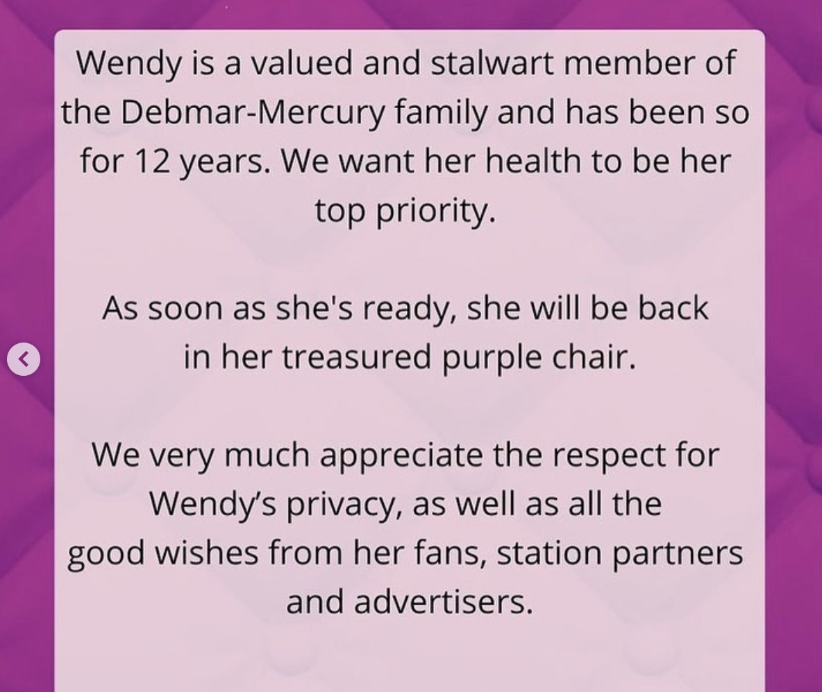 Wendy Williams Experiencing 'Serious Complications' From Graves ...