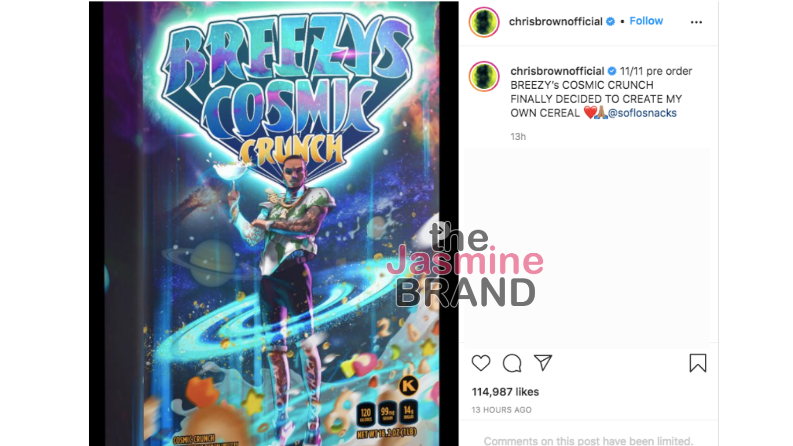 Chris Brown Is Selling His Own Limited-Edition Cereal For $23.99 A Box ...