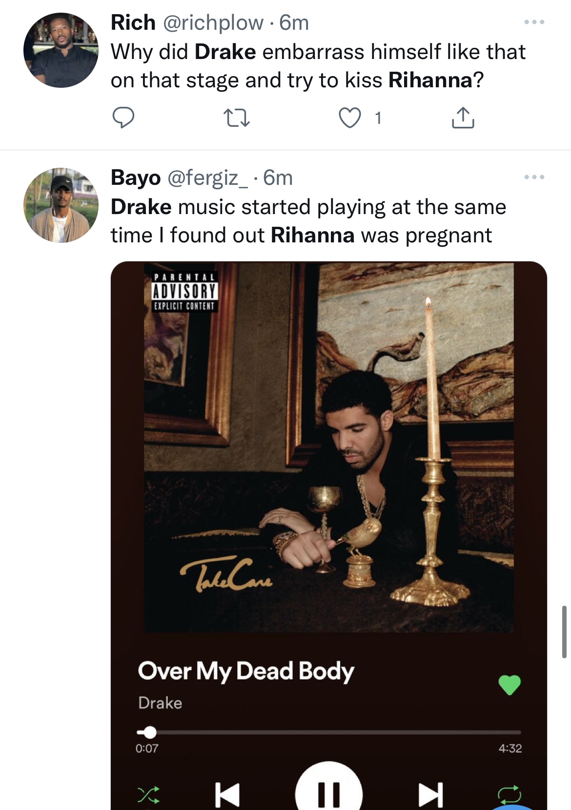 Drake - Social Media Predicts His Reaction To Rihanna’s Pregnancy News ...