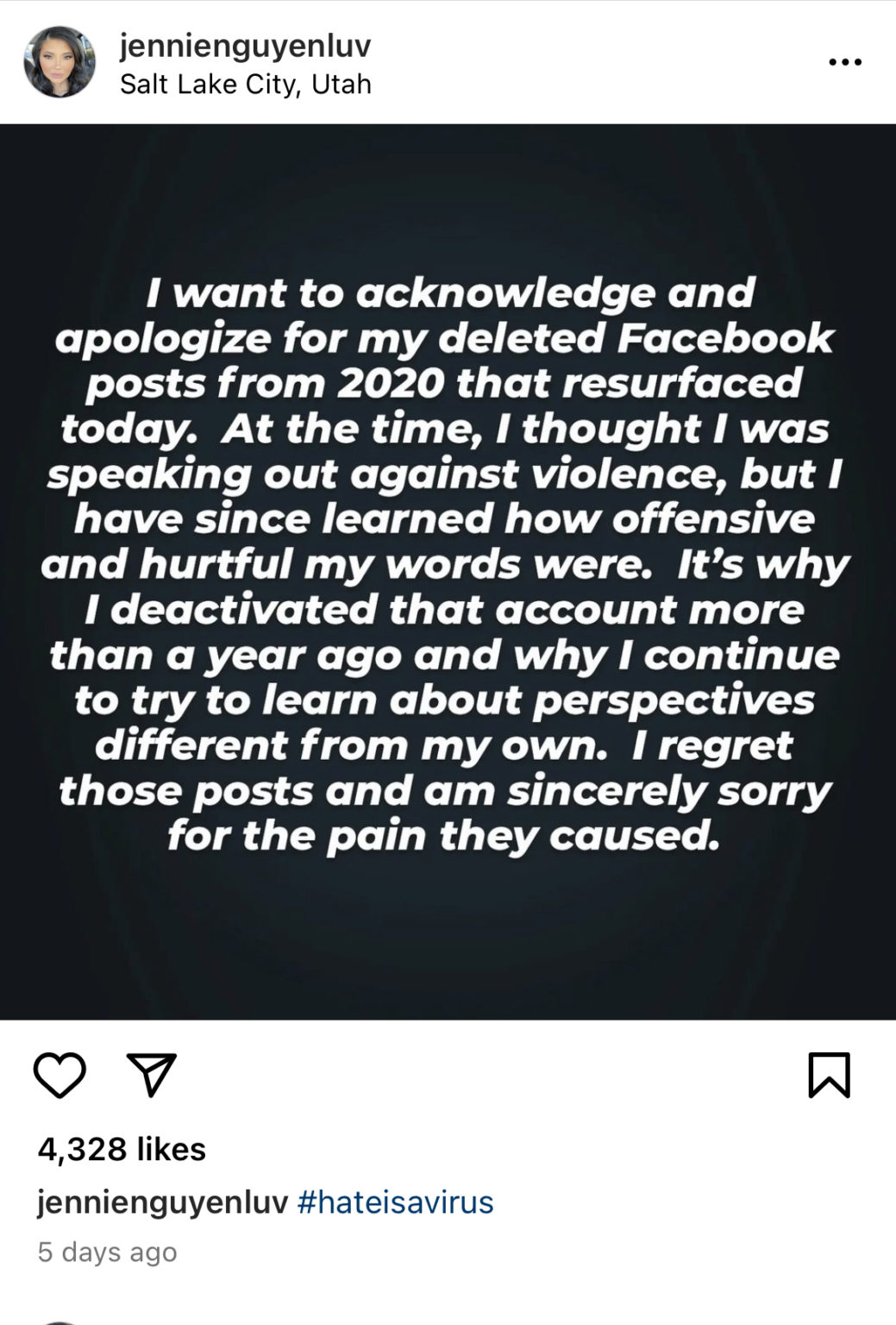 Bravo Fires Real Housewives of Salt Lake City Star Jennie Nguyen For ...