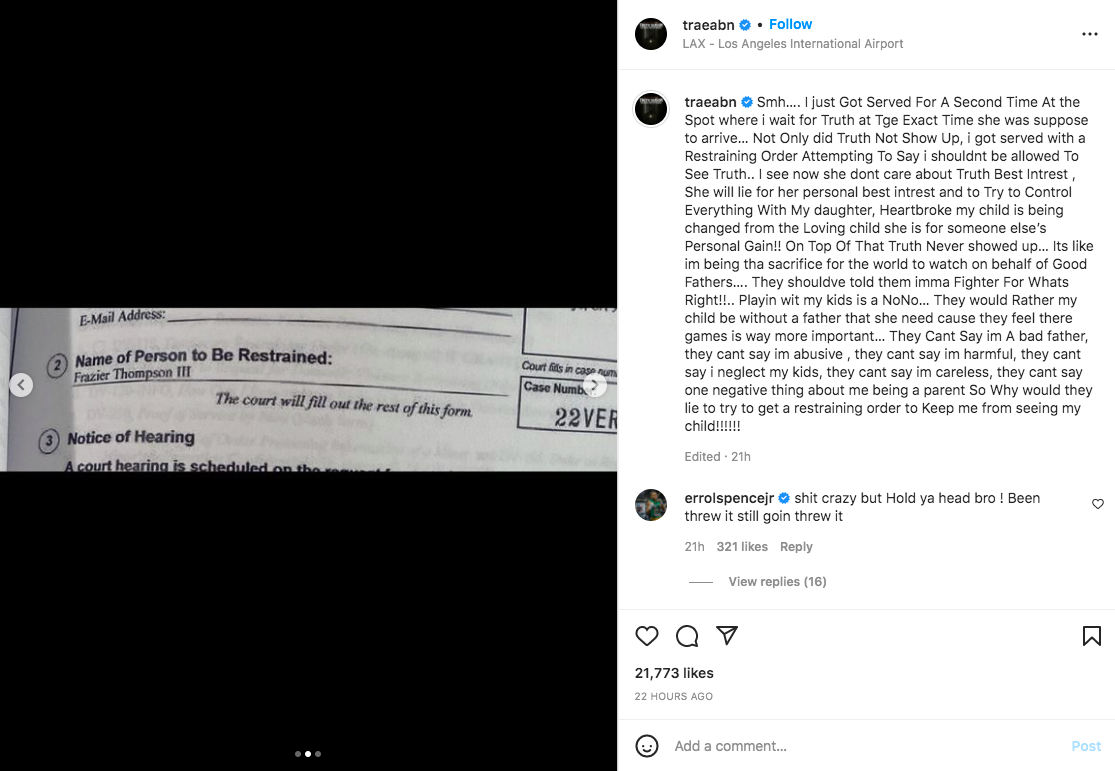 EXCLUSIVE: Trae Tha Truth - Mother Of Rapper’s Child Allegedly Isn’t ...